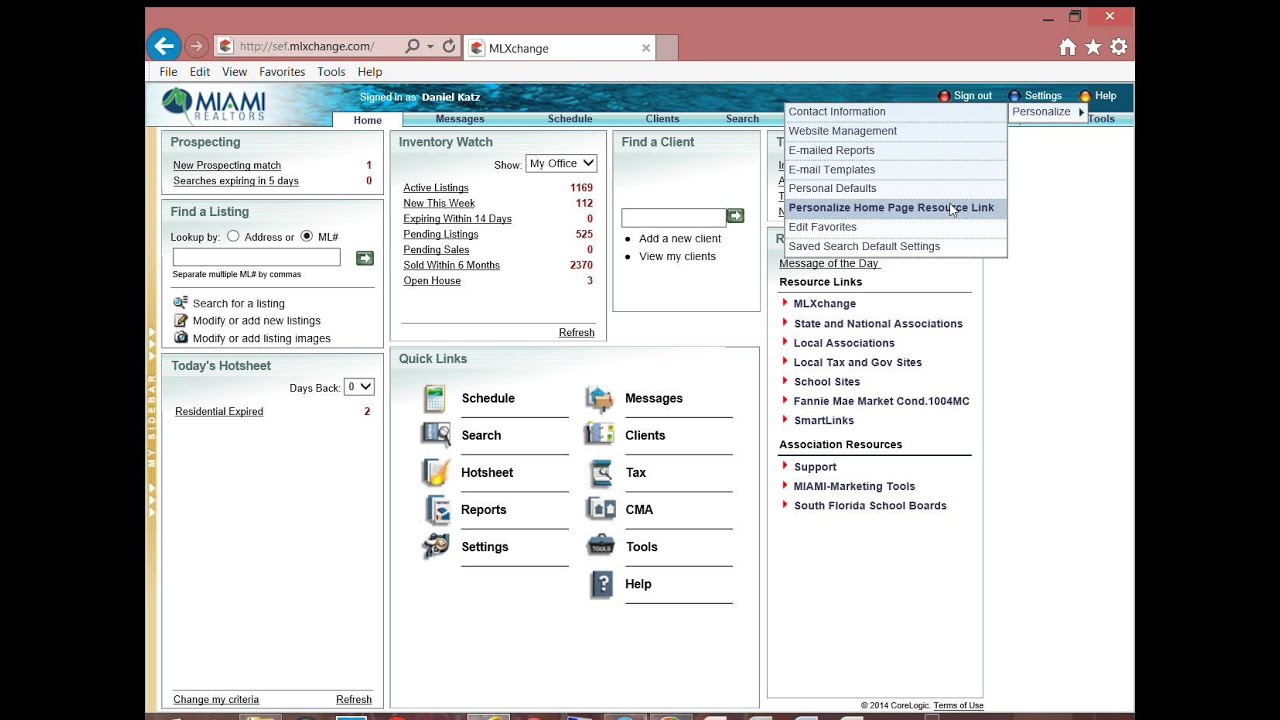 RE Tips - MLXChange and Fusion Home Page Differences - YouTube