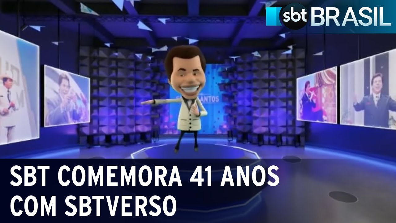SBT comemora 41 anos com SBTverso | SBT Brasil (19/08/22) - YouTube