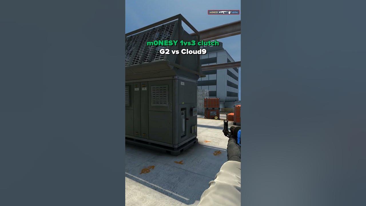 🔥 m0NESY 1vs3 clutch G2 vs Cloud9 (vertigo) #shorts #csgo @ BLAST Premier Spring Final 2023 ...