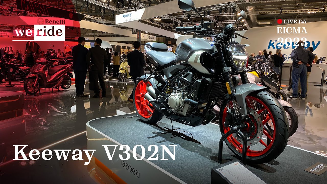 Keeway V302N | LIVE da EICMA 2023 - YouTube
