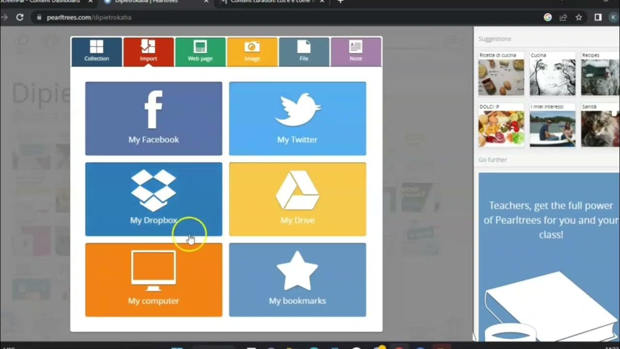 Tutorial su come utilizzare Pearltrees. Laboratorio di tecnologie didattiche 2022-2023 - YouTube