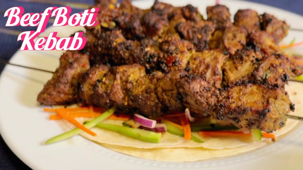Spicy Beef Boti kebab | Eid Special Spicy Beef Boti Kebab Recipe ...