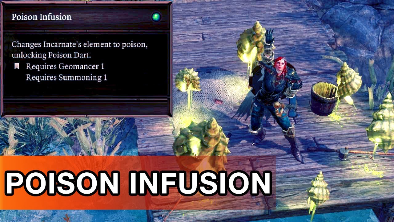 Poison Infusion - Divinity 2 [Crafted Skill] - YouTube
