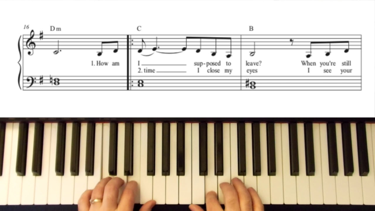 "B&W" by Gabrielle Current—Easy Piano Arrangement - YouTube