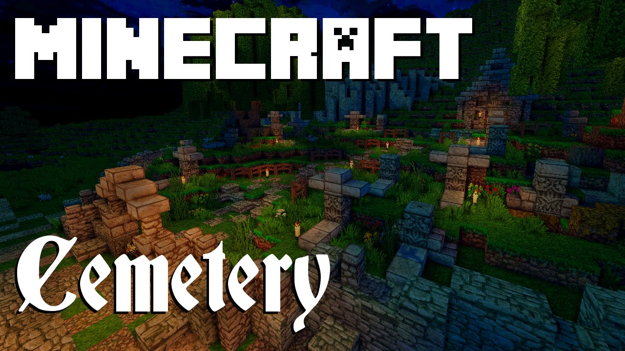 Minecraft: Cemetery - YouTube