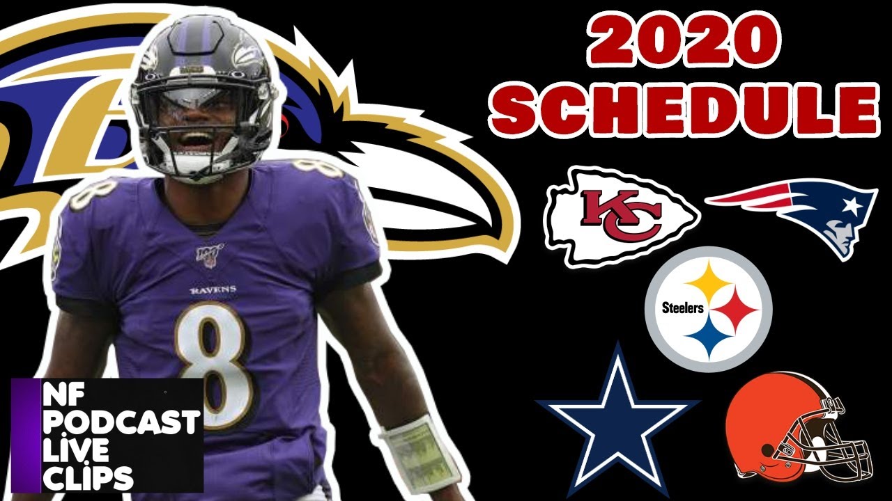 Ravens have 5 prime time games in 2020! Ravens schedule reaction - YouTube