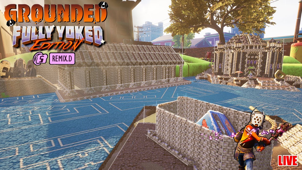 Grounded NG+5 How Big is the build Limit in Grounded?? - YouTube