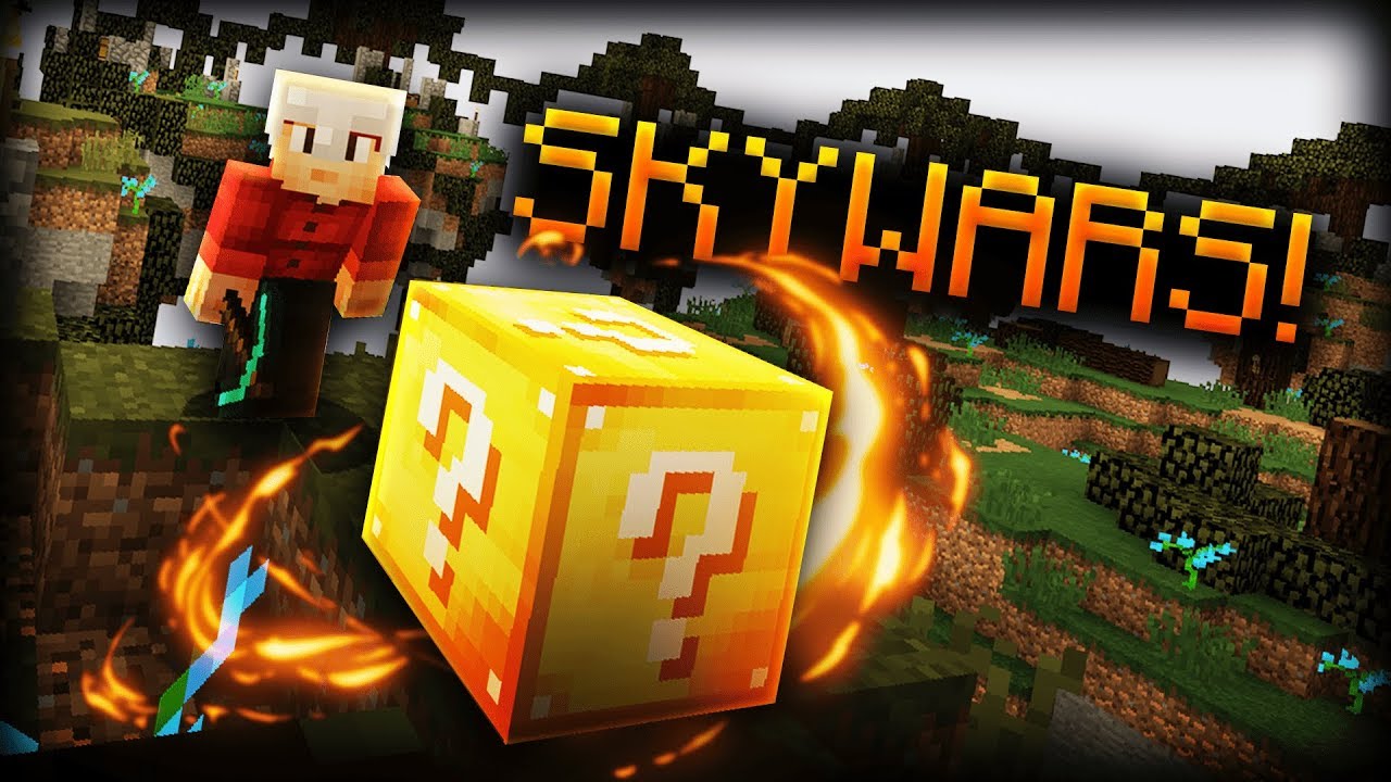 Lucky Block Skywars - THE NEW CRAZIEST GAMEMODE EVER on hypixel - YouTube