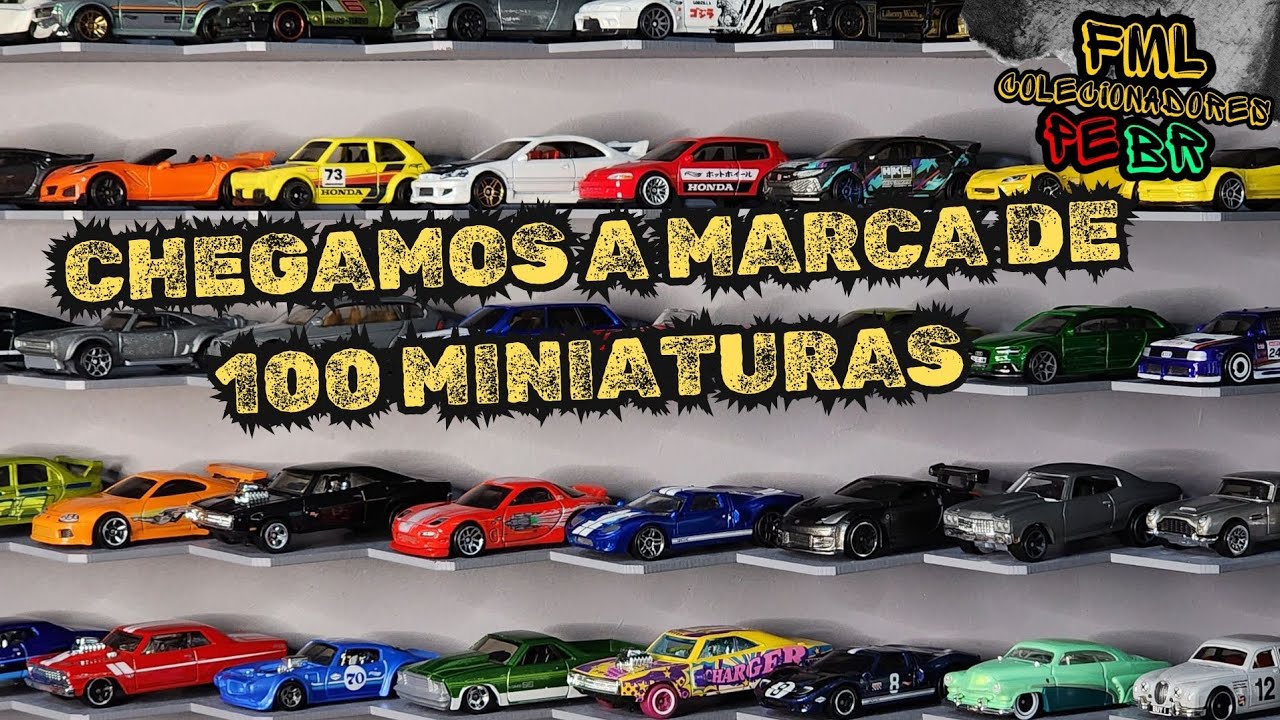 CHEGAMOS A MARCA DE 100 MINIATURAS. - YouTube