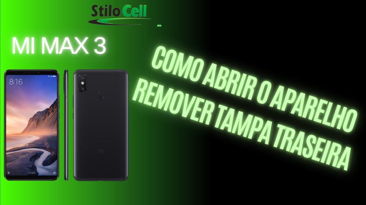 Xiaomi Mi Max 3 como abrir - YouTube