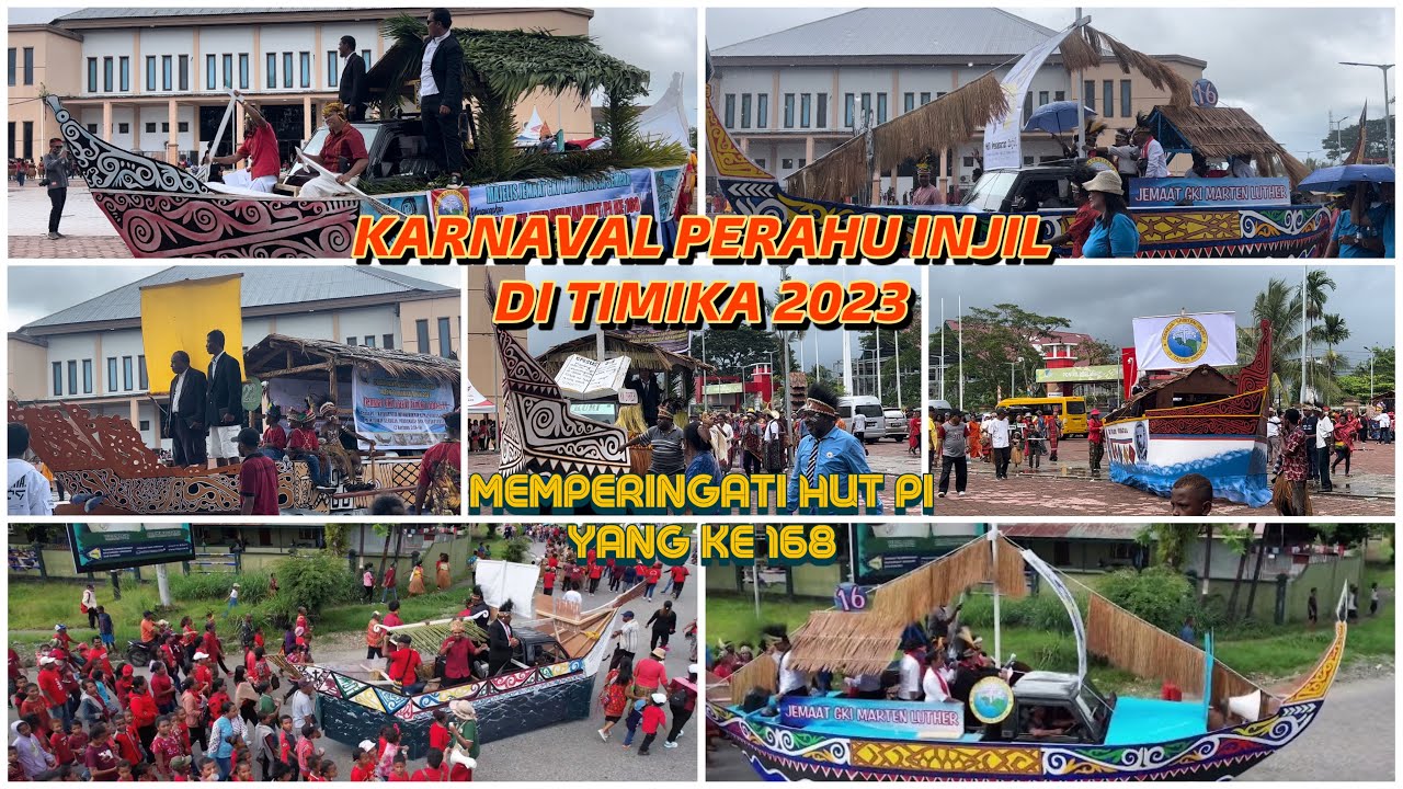 Karnaval Perahu Injil GKI Klasis Mimika Tahun 2023 - YouTube