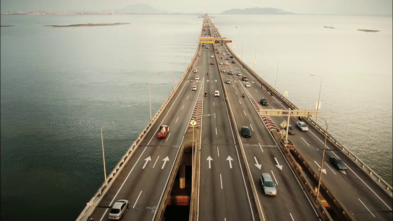 Penang Bridge Sunset | Dji mavic mini | - YouTube