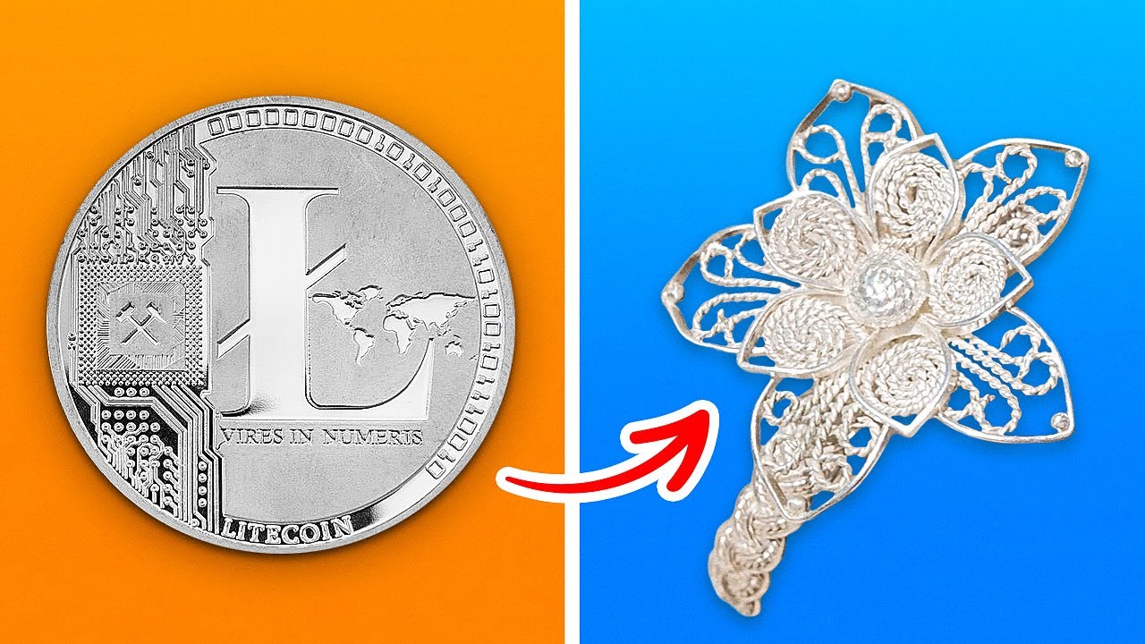 Fantastic Jewelry Ideas You Can Make From a Coin - YouTube