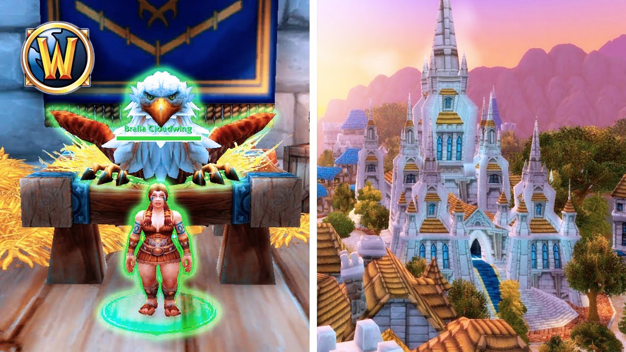 Where is RIDING Trainer Location in Stormwind WoW + MOUNTS - YouTube