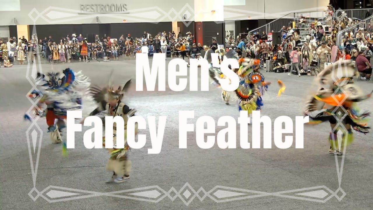 Men's Fancy Feather - 2024 Hunting Moon Pow Wow - Powwows.com - YouTube