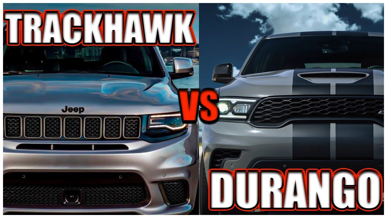 Jeep Trackhawk Vs Durango Hellcatknockout 360 Youtube