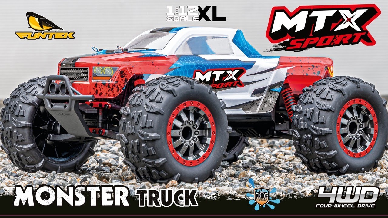 Funtek MTX : Monster Truck sport avec options - YouTube