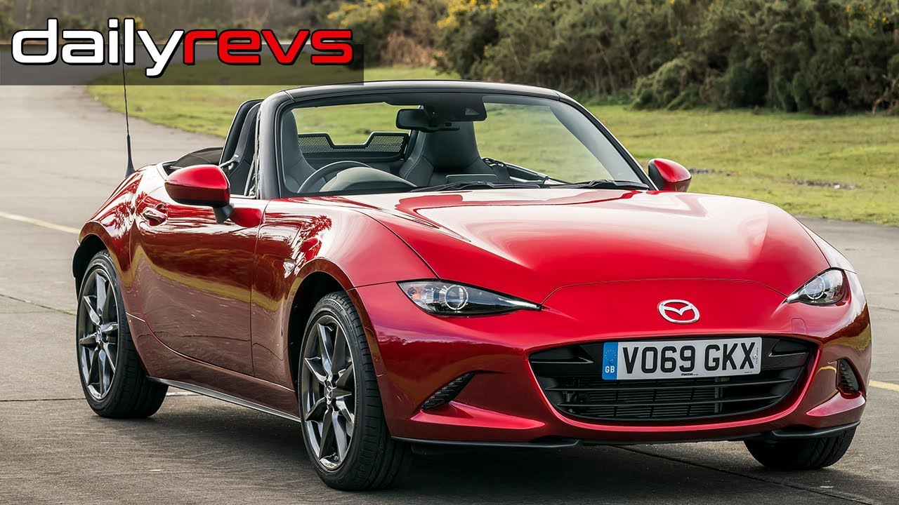 2020 Mazda MX 5 Convertible Sport Tech | Soul Red | Driving & Details ...