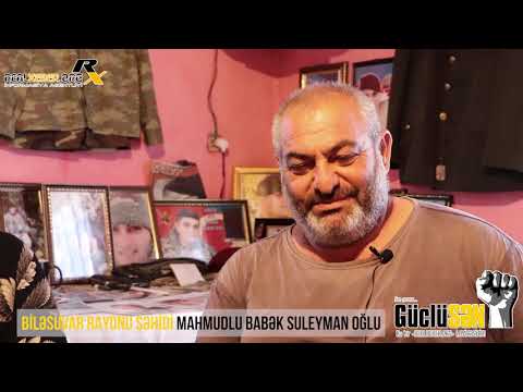 BİLƏSUVAR RAYONU ŞƏHİDİ MAHMUDLU BABƏK SULEYMAN OĞLU
