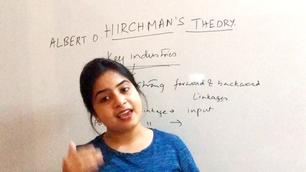 HIRSCHMAN'S THEORY OF GROWTH - YouTube