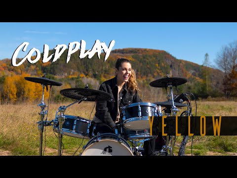 Yellow - Coldplay | DRUM COVER Domino Santantonio