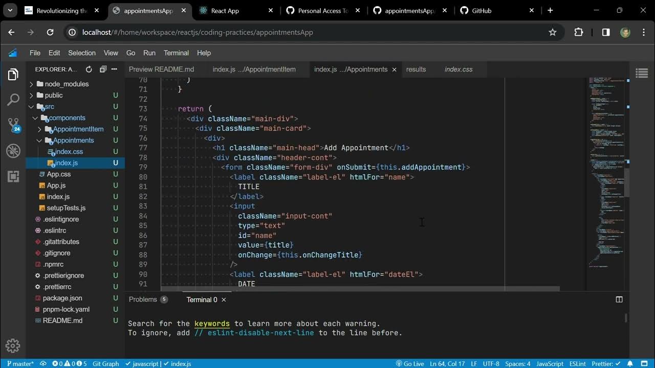 Appointmentsapp — Ccbp Ide Ccbp Coding Practice 16 Youtube