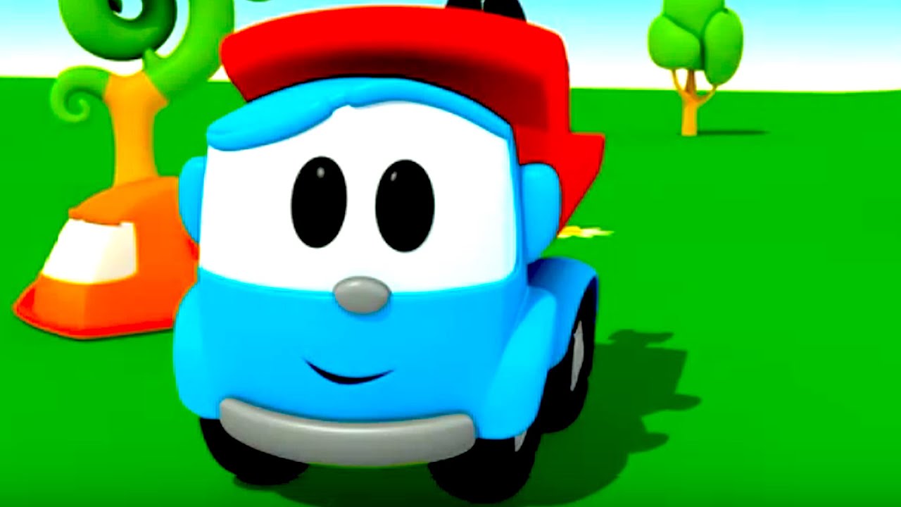 Leo el Pequeño Camión - Excavadoras para niños - YouTube