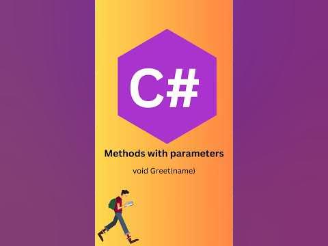 How to create method with parameters #csharp #csharptutorial - YouTube