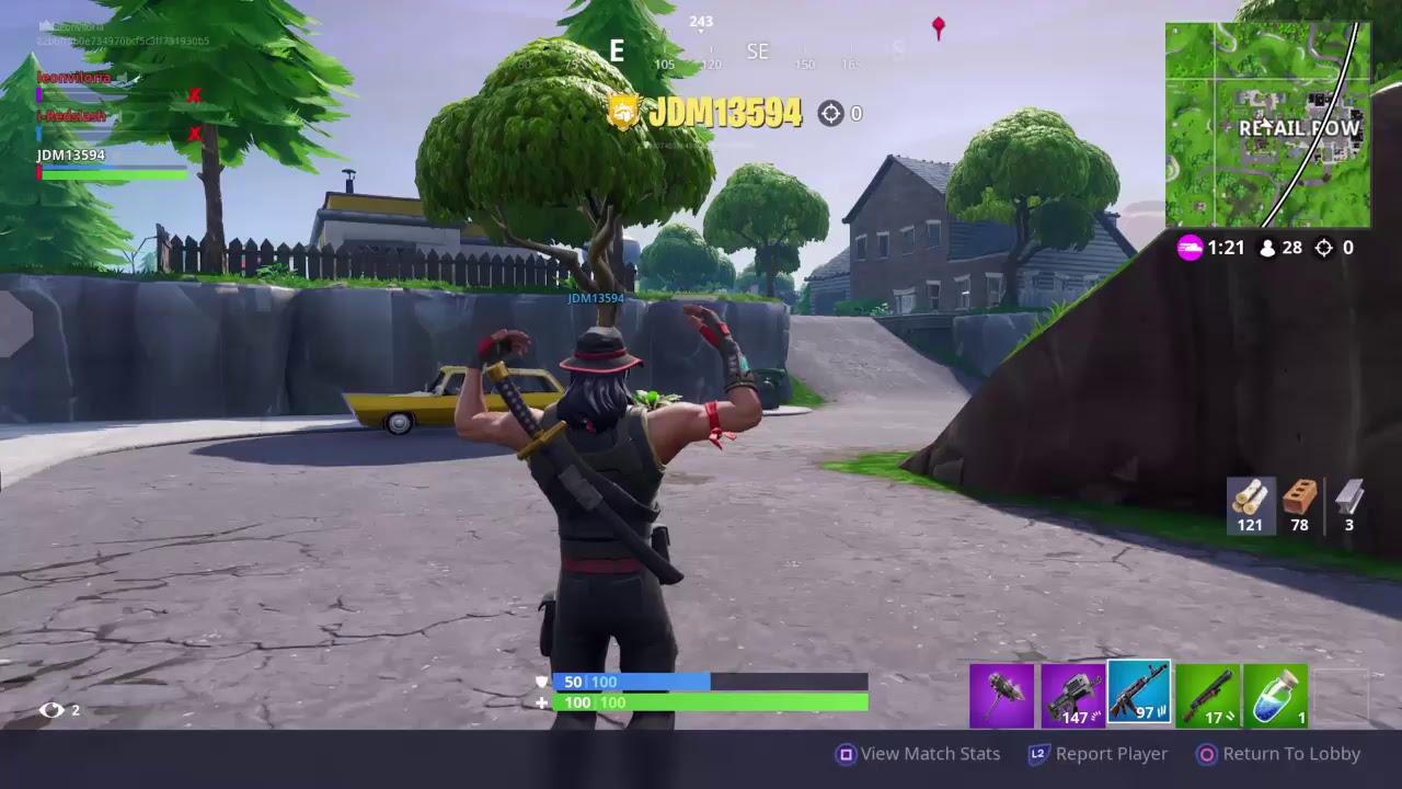 Random Fortnite matches 3 - YouTube