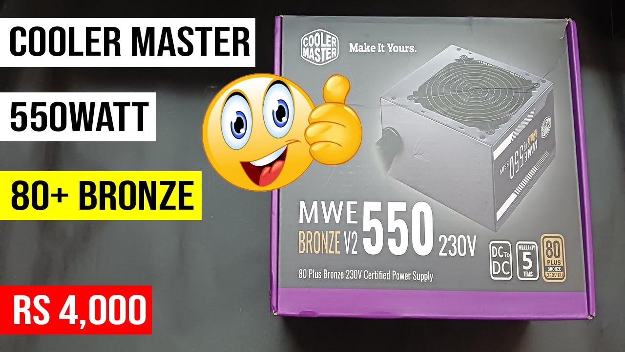cooler master 550w 80+ bronze smps | cooler master 550w smps | 550w 80 ...