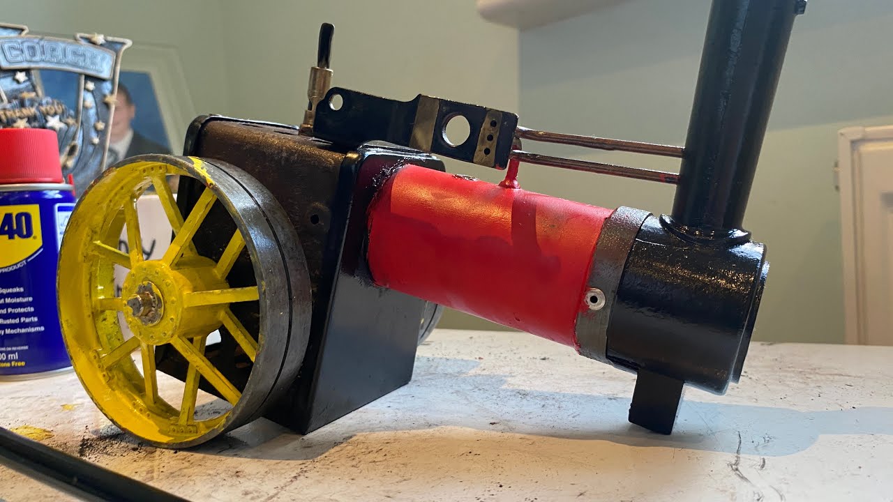 Rebuilding a Mamod TE1A Part 6 - Continuing to Paint the Parts - YouTube