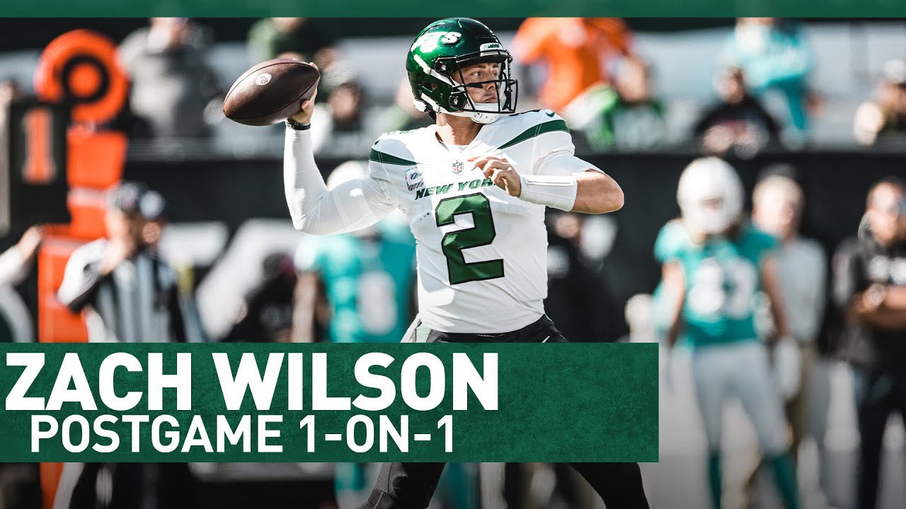 "That's The Definition Of A Team Win" | Zach Wilson Postgame 1-on-1 ...