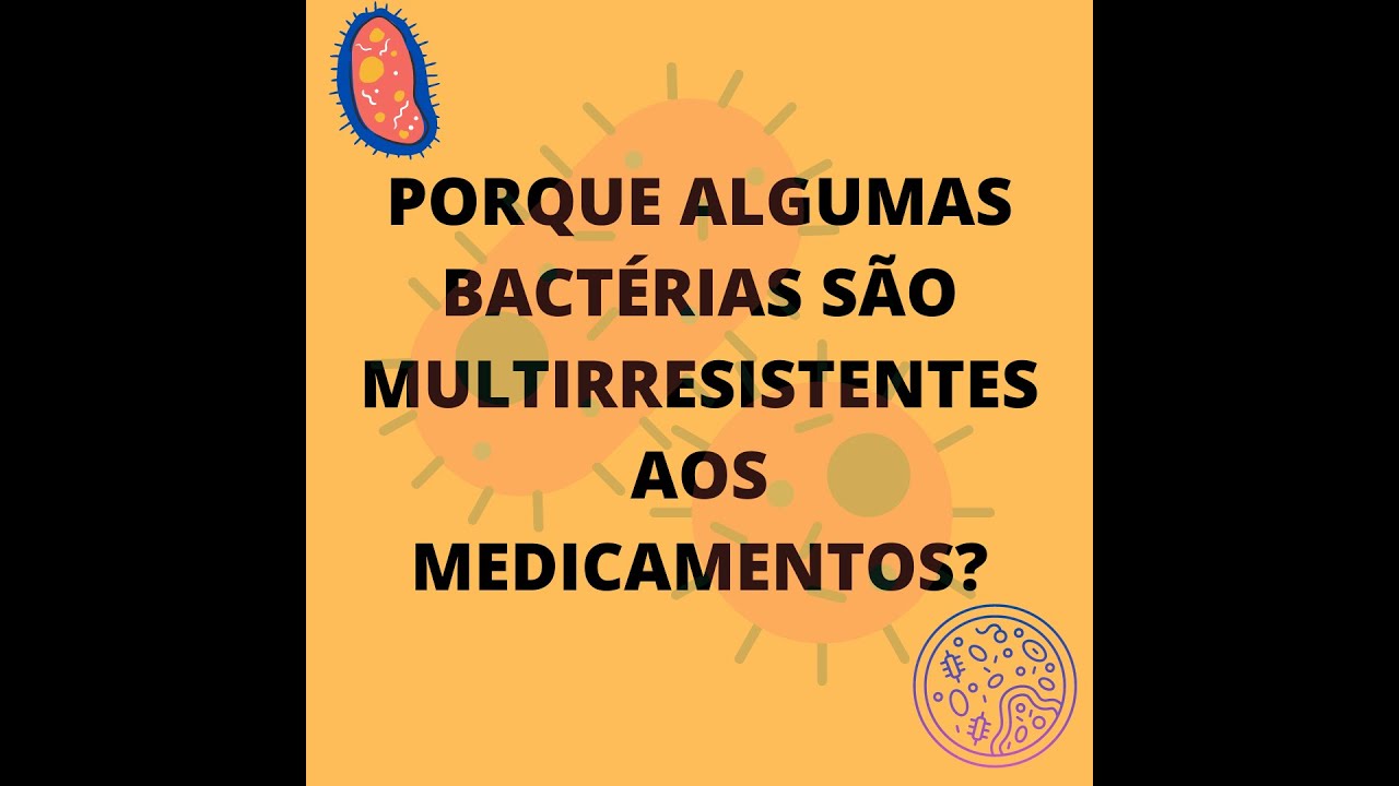 PORQUE ALGUMAS BACTÉRIAS SÃO MULTIRRESISTENTES AOS MEDICAMENTOS? - YouTube
