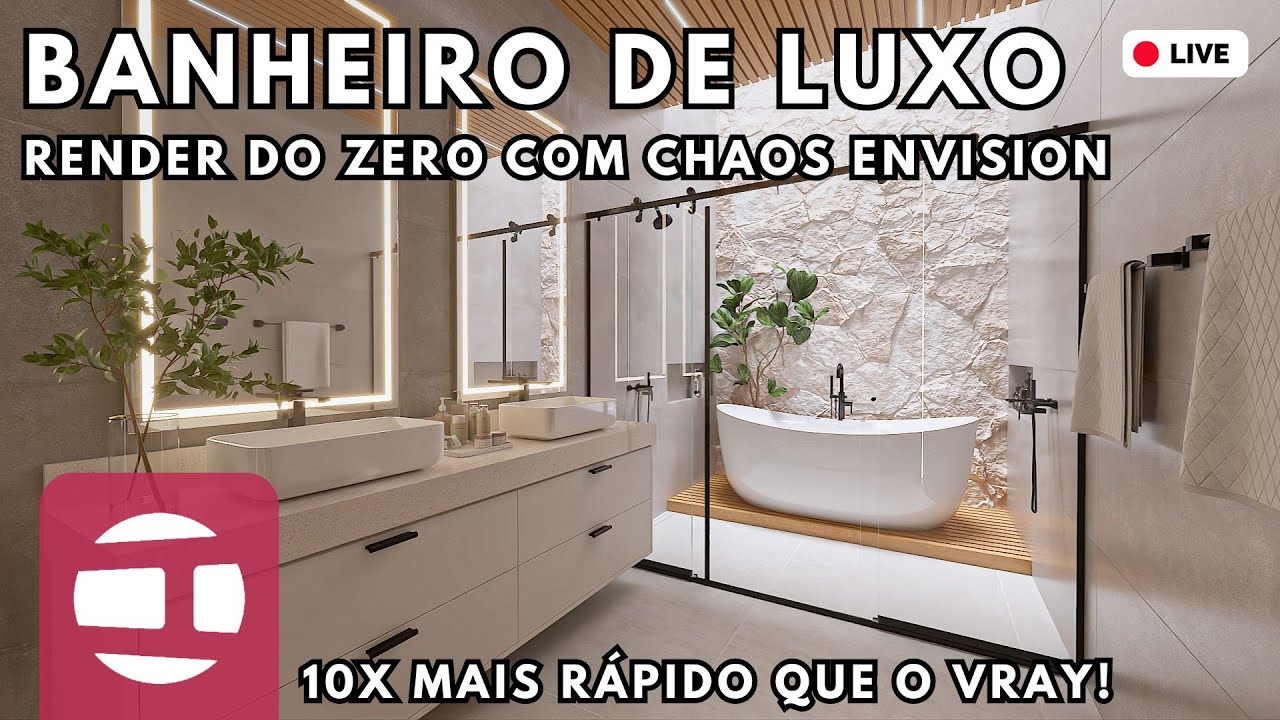 Como fazer Render Interno com Chaos Envision - Passo a Passo - YouTube