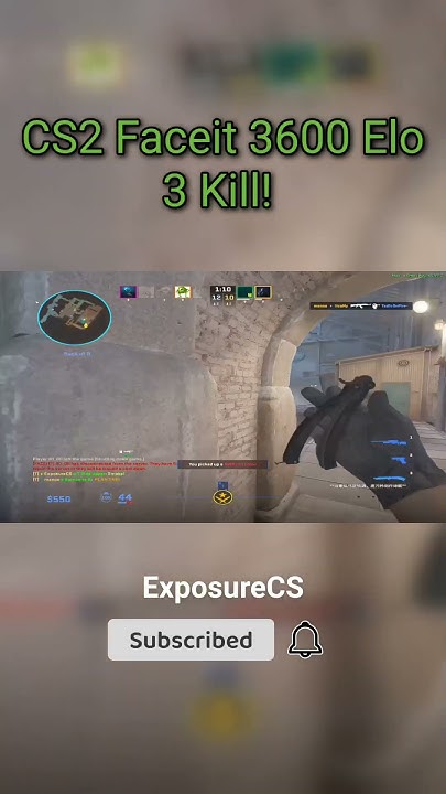 CS2, Faceit 3600 Elo, 3 Kill! #shorts #cs2 #keşfet #cs2clips #cs2highlights #csgo # ...