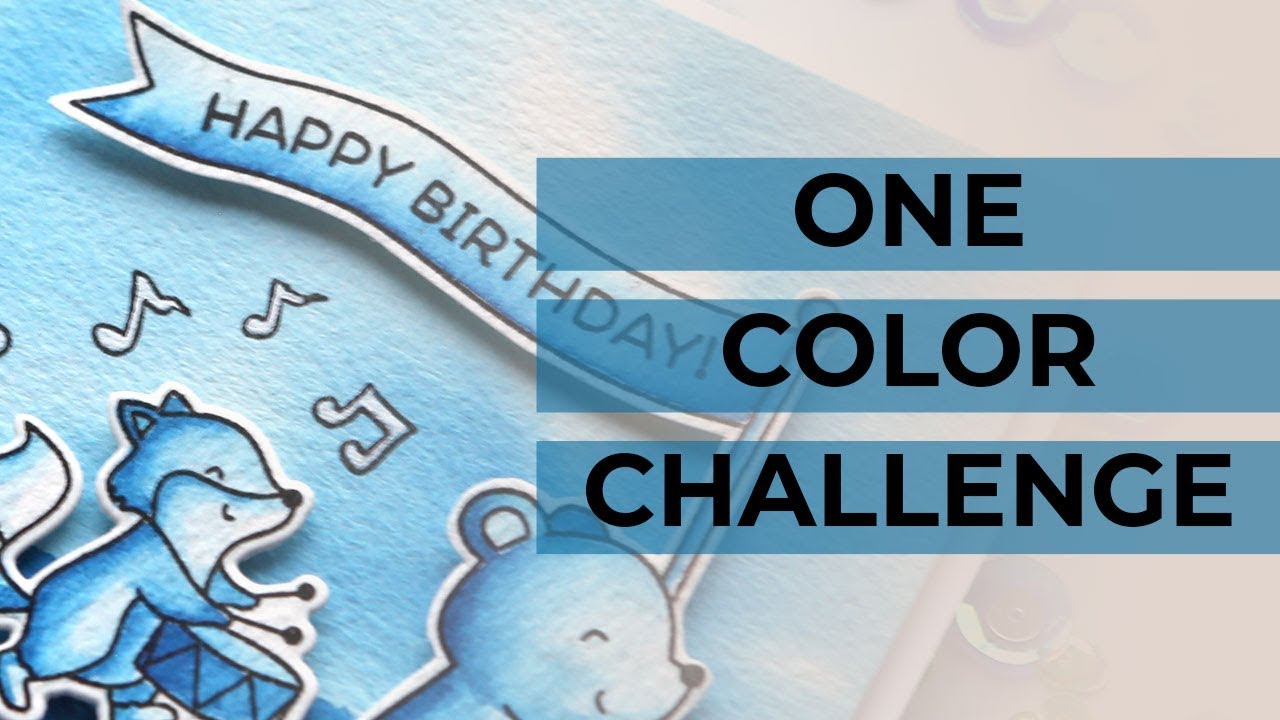 Watercolor Week: One-Color Challenge! - YouTube