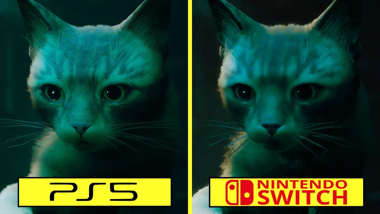 Stray Nintendo Switch vs PS5 Early Graphics Comparison - YouTube