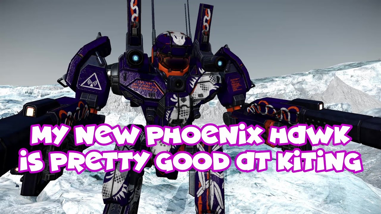 [MWO] My new Phoenix Hawk is pretty good at kiting (random drop of the ...