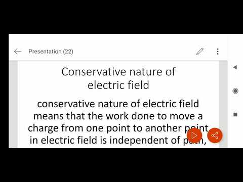 Conservative nature of electric field - YouTube