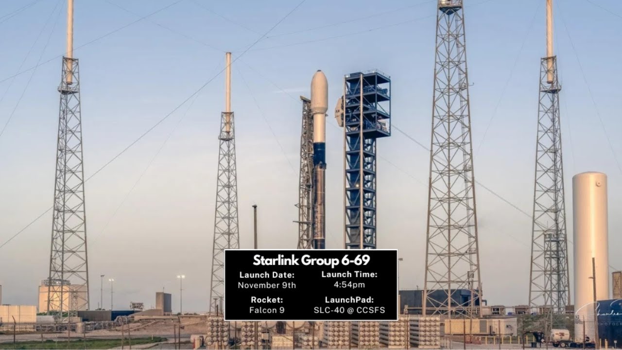 Launch of Starlink Group 6-69 - YouTube