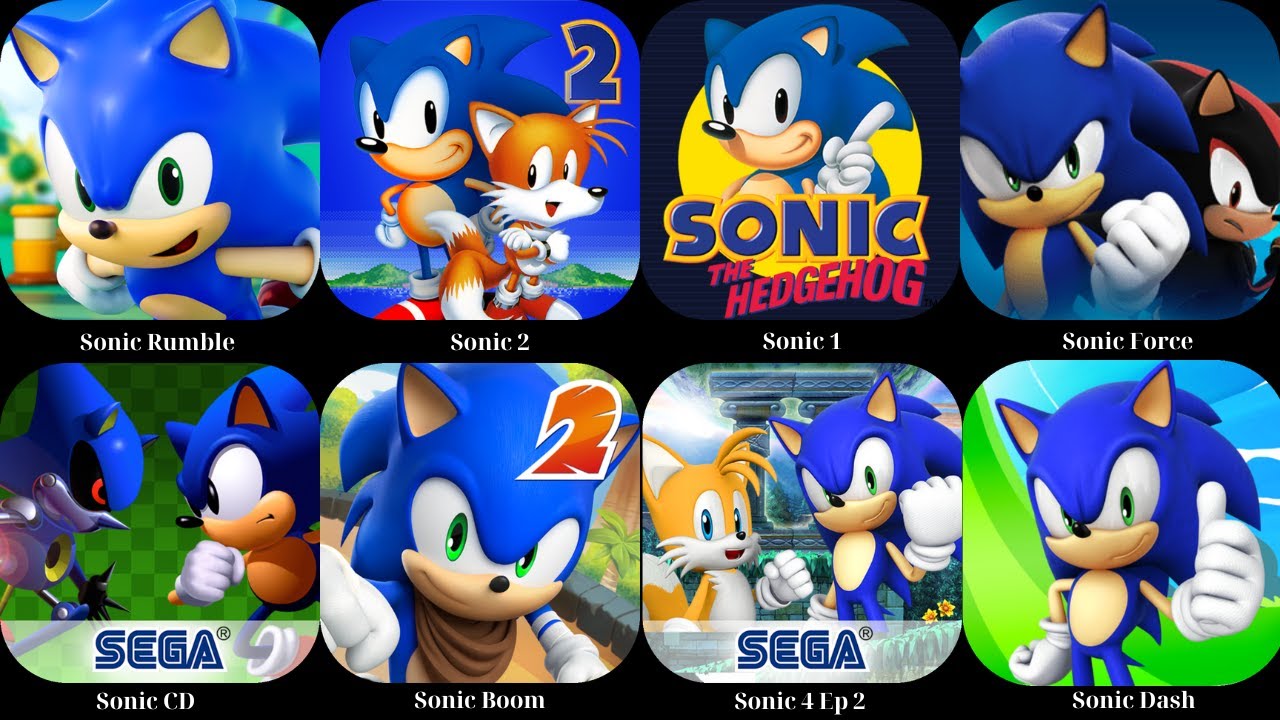 Sonic Rumble, Sonic Force, Sonic Dash, Sonic Boom, Sonic 4 Ep 2 #meowtgameplay #sonic - YouTube