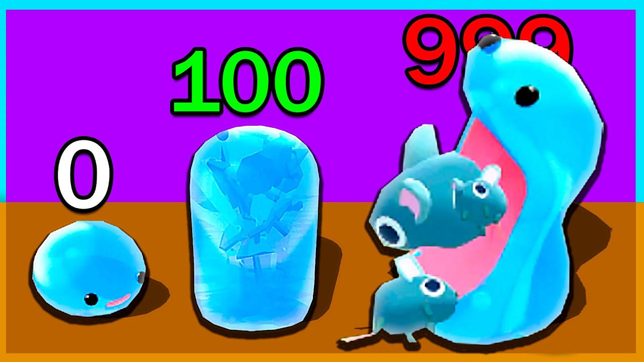 SLIME MONSTER WILL EAT THE WORLD EVOLUTION - Super Slime Black Hole Game - YouTube