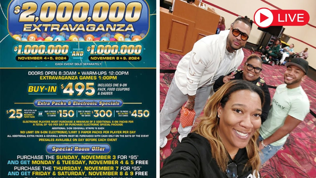 11/9/24 2 Million Bingo Extravaganza at South Point Casino Las Vegas ...