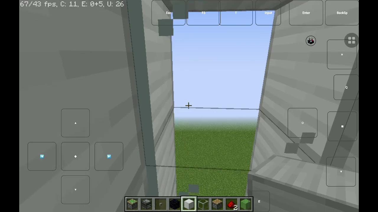 elevator in minecraft java (android) - YouTube