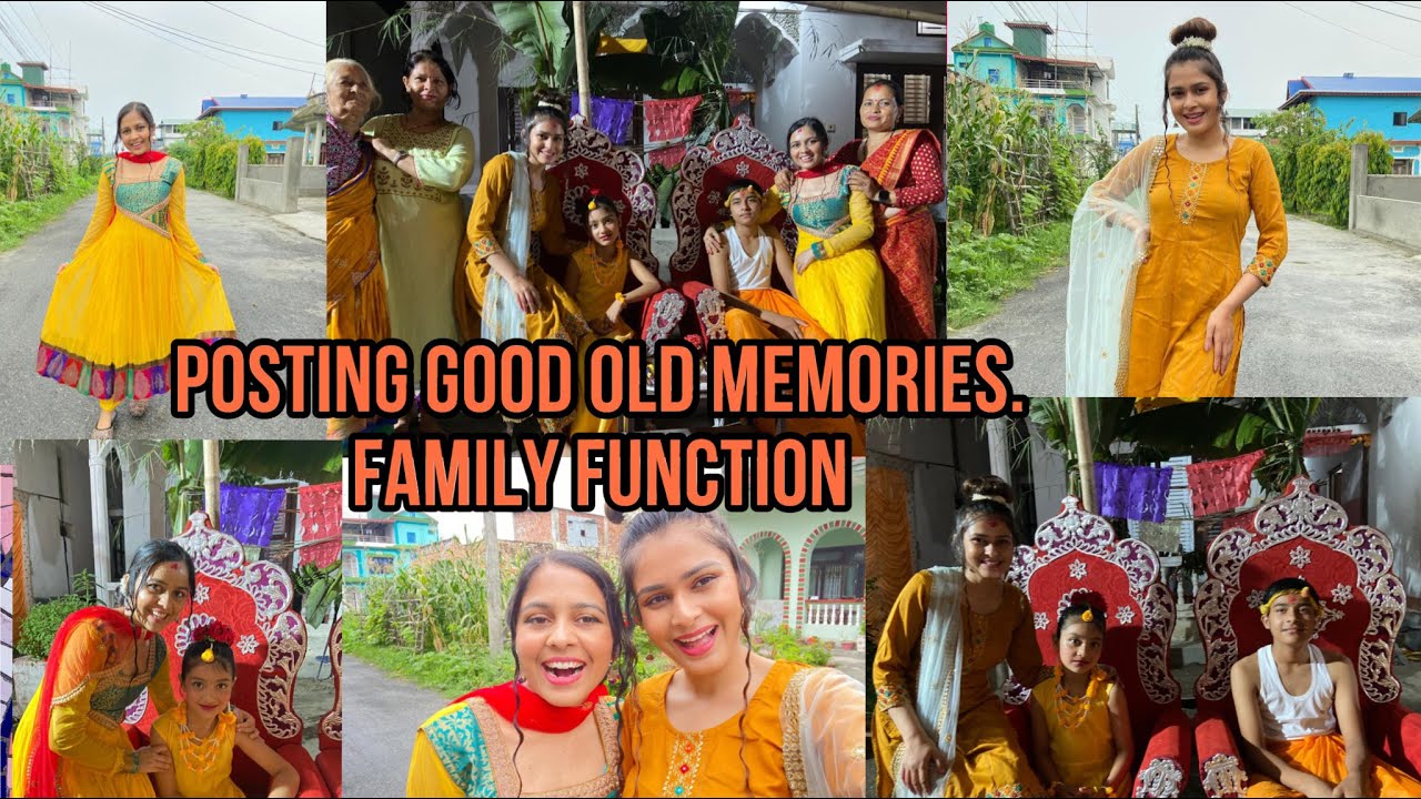 Posting good old memories|Life is beautiful| Family function| Family ...