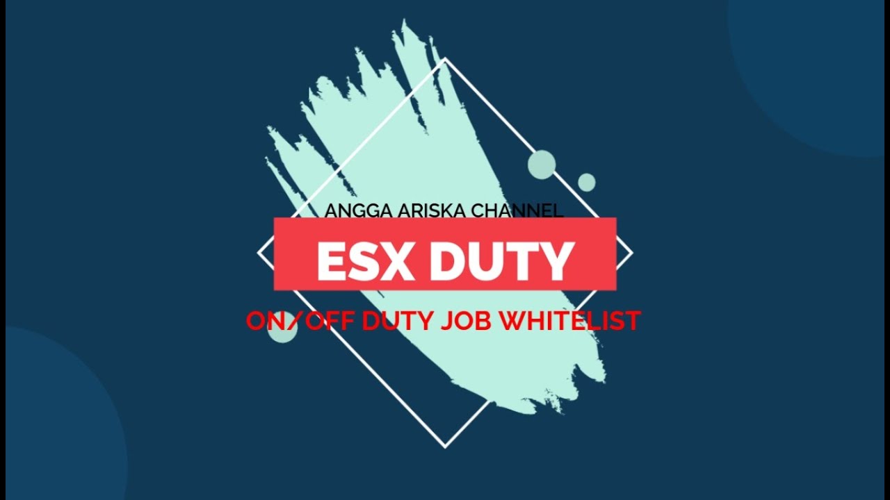 Script Esx Duty For GTA5 FiveM Roleplay - YouTube