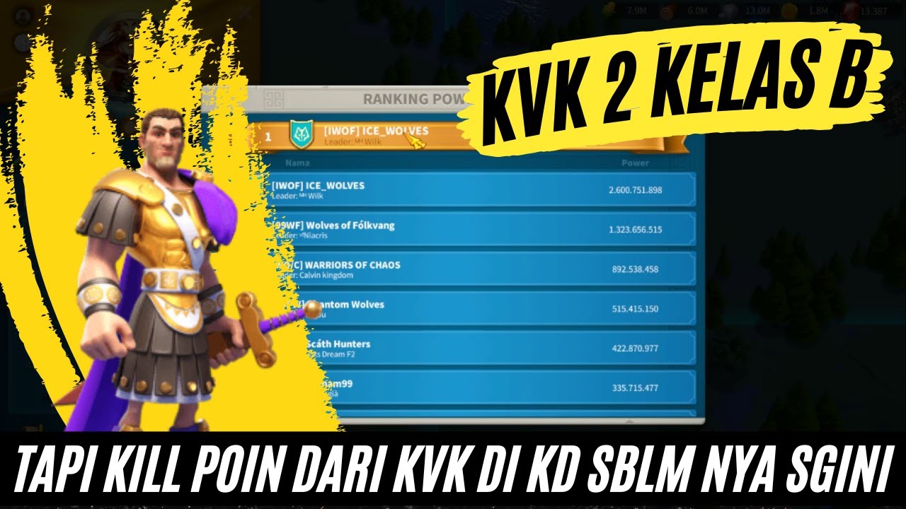 off season kvk 2 kelas B nih open migrasi kaya nya kd nya lbih ke arah kd santay si ya ahahaha ...