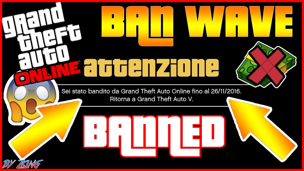 GTA 5 ONLINE - ROCKSTAR EFFETTUA UN BAN DI MASSA! (BAN WAVE) - YouTube