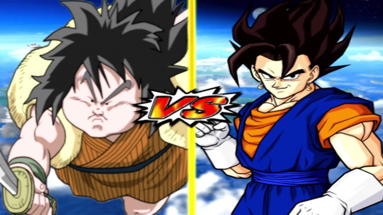 Yajirobe vs Vegeto super V4 DLC by luktsu - YouTube