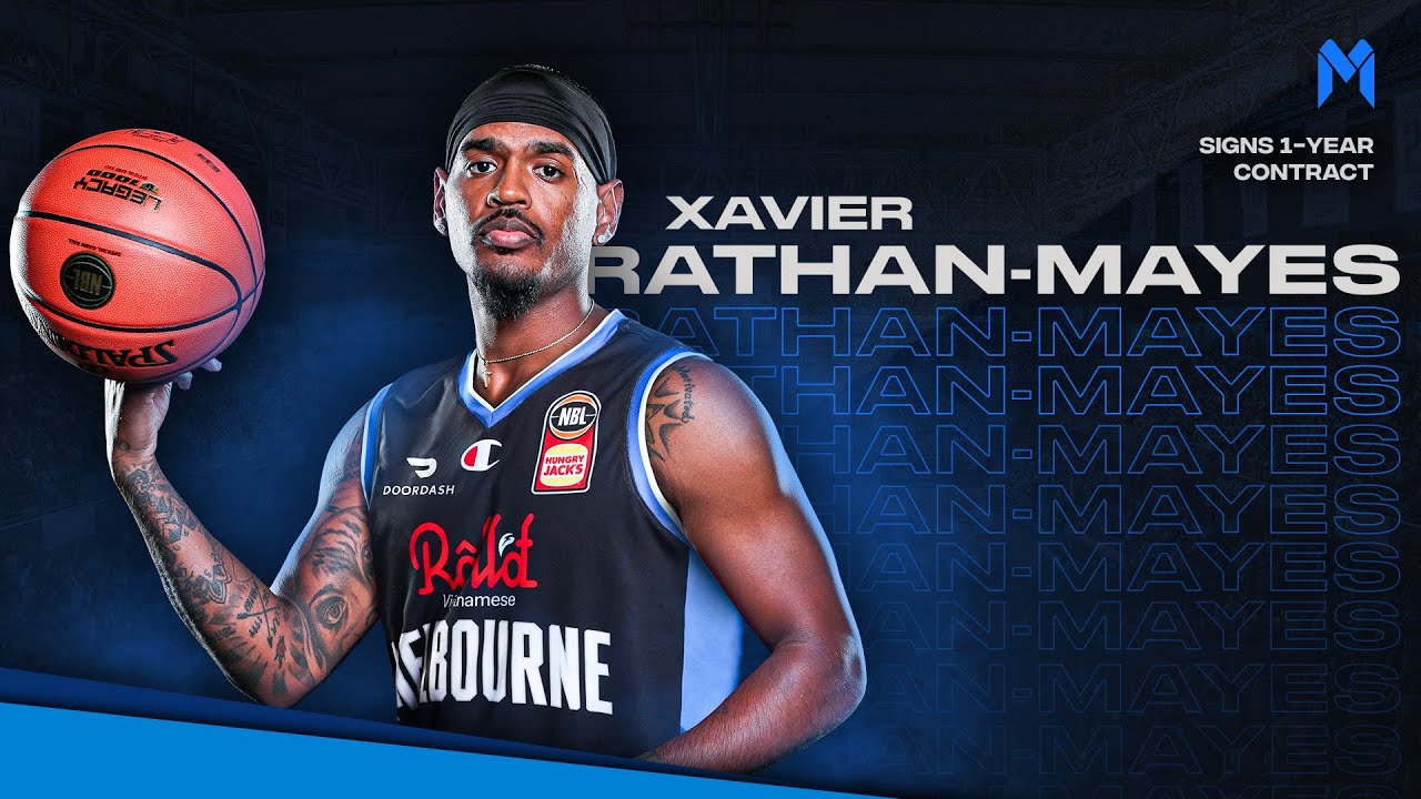 Xavier Rathan-Mayes signs with Melbourne United for NBL23! - YouTube